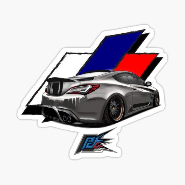 Genesis Coupe Stickers | Redbubble