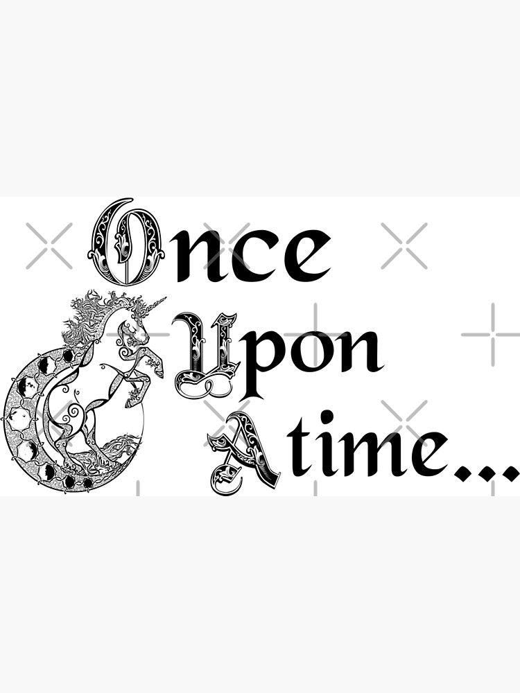 "Once upon a time- logo" Photographic Print by KikkaT | Redbubble