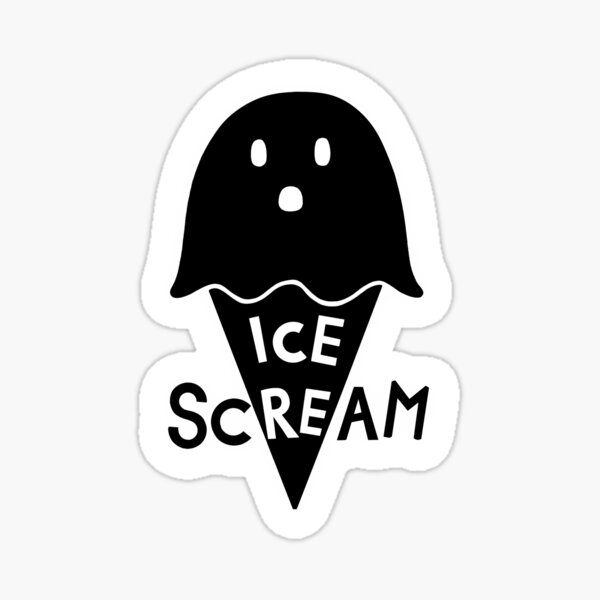 "Ice Scream" Sticker for Sale by BaconPancakes21 | Redbubble