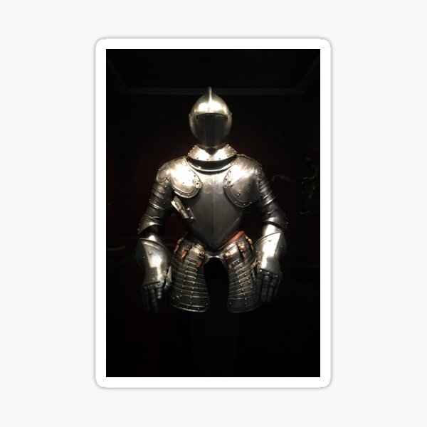 "Suit of Armor" Sticker for Sale by Laura Thompson | Redbubble