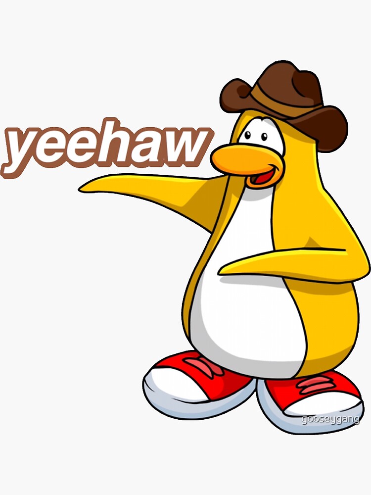 "yeehaw" Sticker for Sale by gooseygang | Redbubble