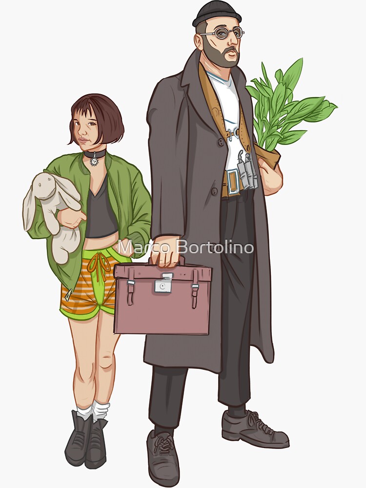 "Leon & Mathilda" Sticker by mbortolino | Redbubble