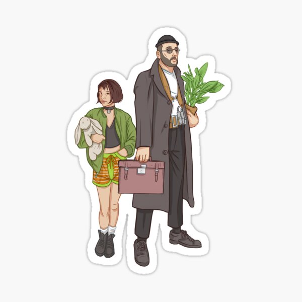 "Leon & Mathilda" Sticker by mbortolino | Redbubble