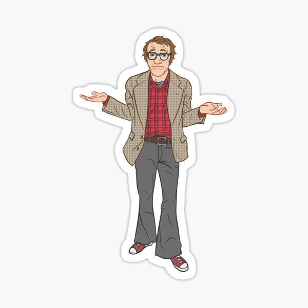 "Alvy" Sticker for Sale by mbortolino | Redbubble