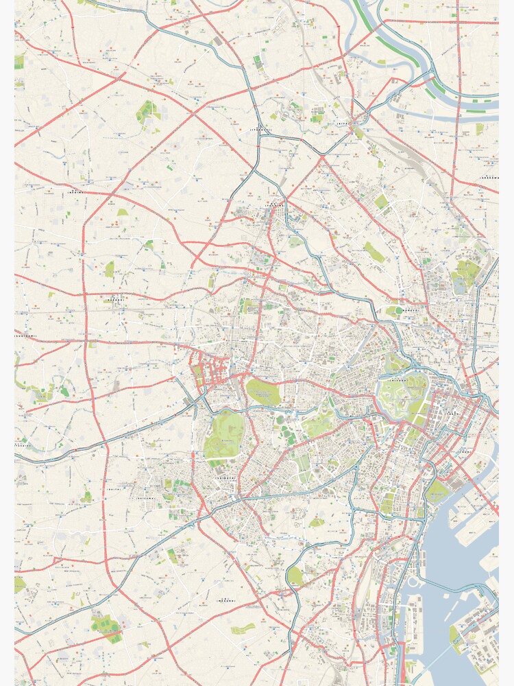 "Tokyo OpenStreetMap" Sticker for Sale by Traut1 | Redbubble
