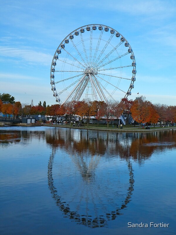 "Montreal Observation Wheel" by Sandra Fortier | Redbubble