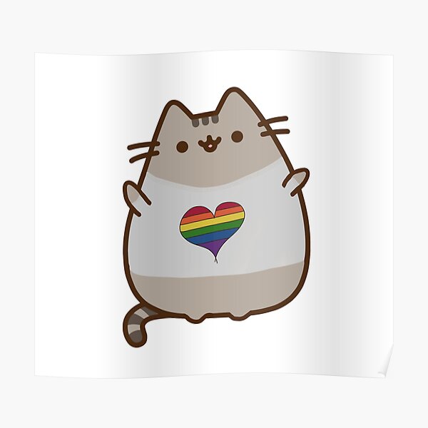Póster «Gato del gordo de la camiseta del orgullo» de estev | Redbubble
