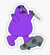 Grimace Stickers | Redbubble