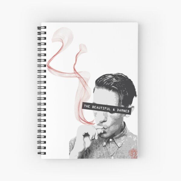 "G-Eazy The Beautiful & Damned Smoke Graphic" Spiral Notebook for Sale ...