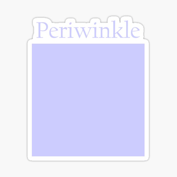 "Periwinkle Color Quadrat" Sticker for Sale by Dator | Redbubble