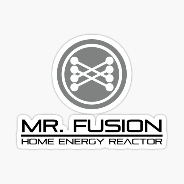 "Mr. Fusion" Sticker for Sale by D24designs | Redbubble