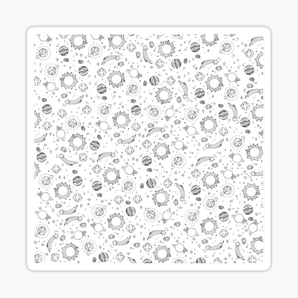 "spatial background" Sticker for Sale by Nostromo71 | Redbubble