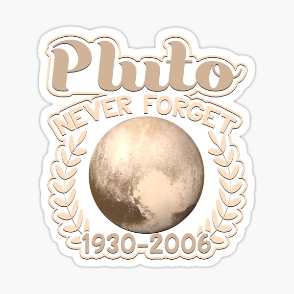 Rip Pluto Stickers | Redbubble