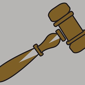 "Gavel" Sticker for Sale by sierraford | Redbubble