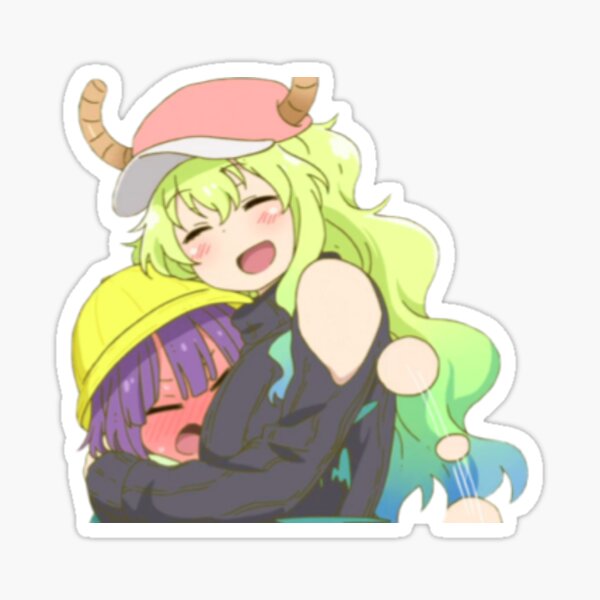 "Lucoa & Shouta Hugging" Sticker by DarkMysteryMan | Redbubble