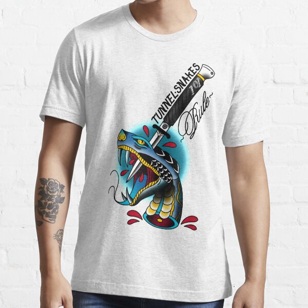 "Tunnel Snakes Rule!" T-shirt for Sale by QuantumTattoo | Redbubble ...