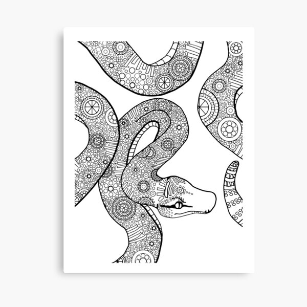 "Rainbow Serpent" Canvas Print for Sale by CelePencil | Redbubble