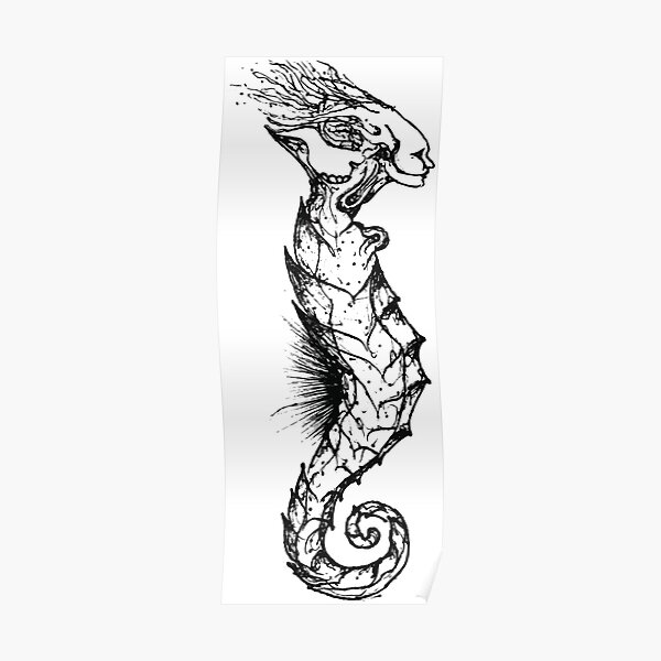 "Seahorse Girl" Poster by sjgoodwin | Redbubble