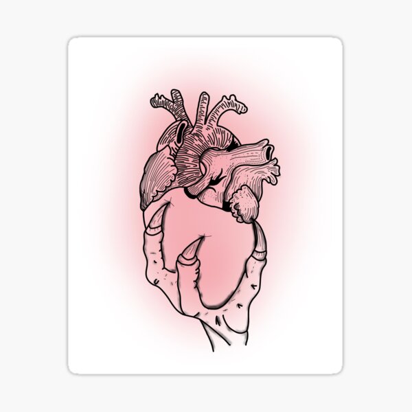 "Dragon Claw Heart" Sticker by blairruane | Redbubble