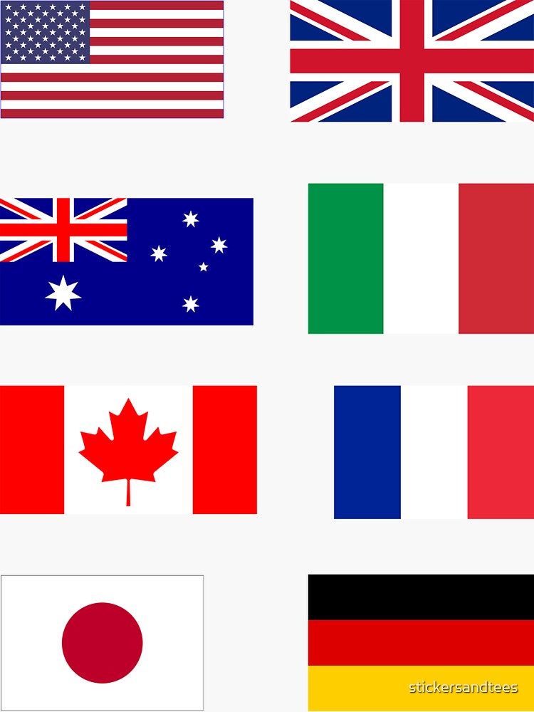 "Flags of the World - Special Sticker Sheet" Sticker for Sale by ...
