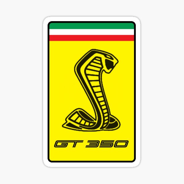 "GT350 (Ferrari style)" Sticker for Sale by NlCK | Redbubble