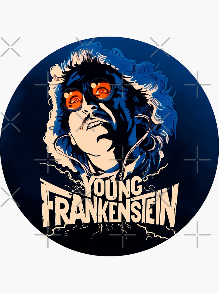 "Frankenstein - Gene Wilder" Sticker for Sale by AkiraFussion | Redbubble