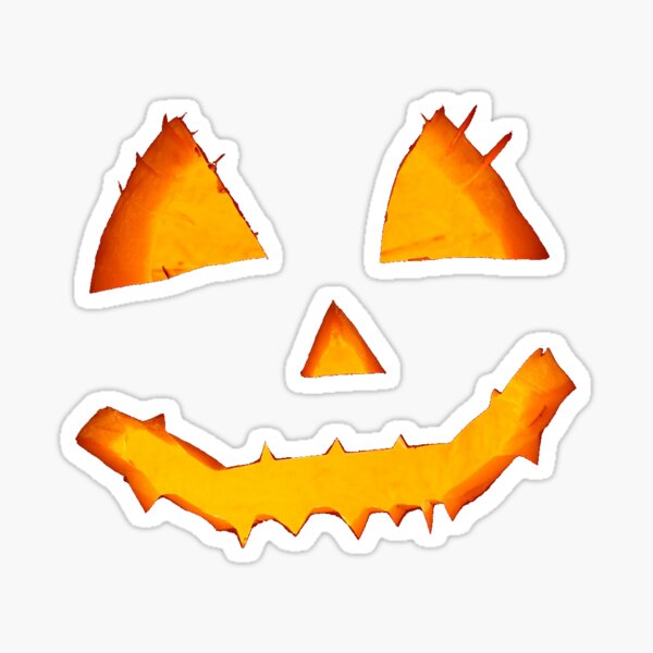 "Creepy Halloween face" Sticker for Sale by JamesMcGill1 | Redbubble