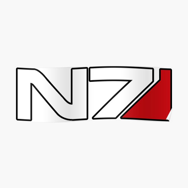 "N7 Logo " Poster for Sale by Kahmu | Redbubble