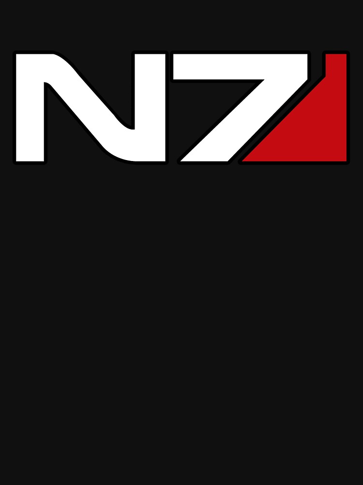 "N7 Logo " T-shirt for Sale by Kahmu | Redbubble | mass effect t-shirts ...