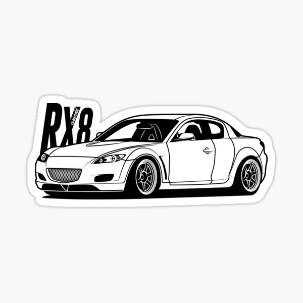 Mazda Rx8 Stickers | Redbubble