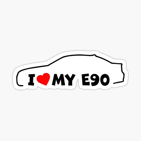 Bmw E90 Stickers | Redbubble