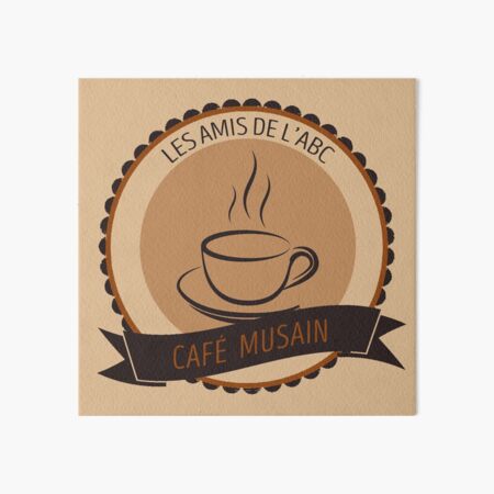 "les miserables - cafe musain" Art Board Print by chuckshurley | Redbubble