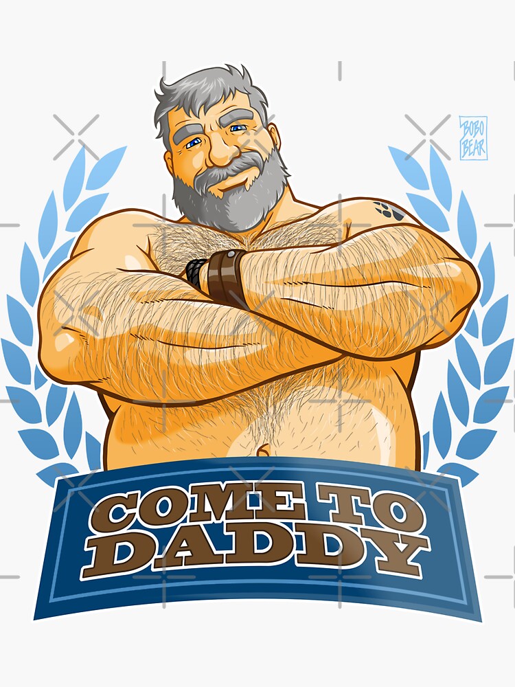 "COME TO DADDY" Sticker for Sale by bobobear | Redbubble