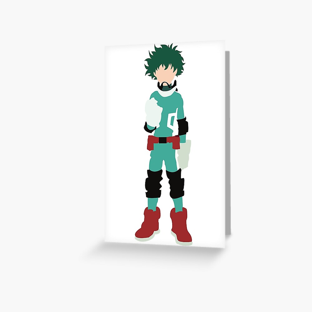 "Izuku Midoriya (Deku) - My Hero Academia" Greeting Card for Sale by ...