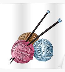 Knitting Posters | Redbubble