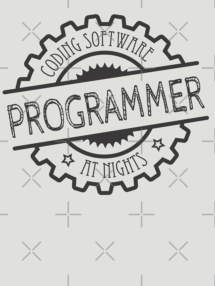 "Programmer vintage dark" T-shirt for Sale by Caldofran | Redbubble | programmer t-shirts ...