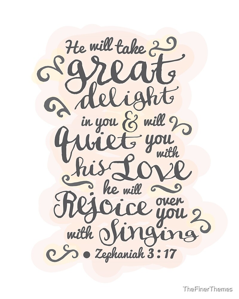 "Pretty modern light white, pink design, scripture bible verse ...