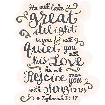 "Pretty modern light white, pink design, scripture bible verse ...