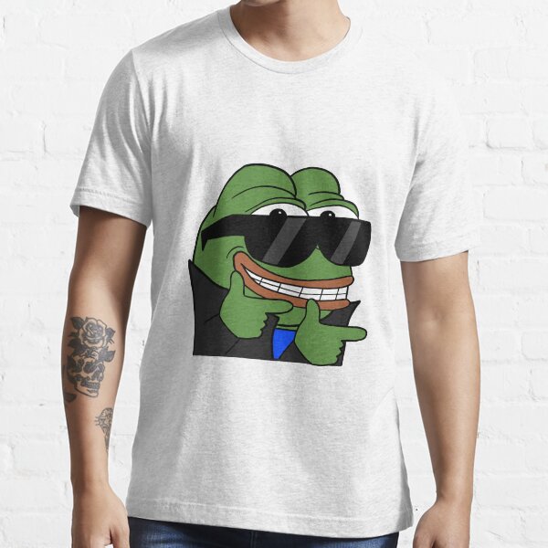 "pepe cool finger guns" T-shirt for Sale by sivelobanova | Redbubble ...