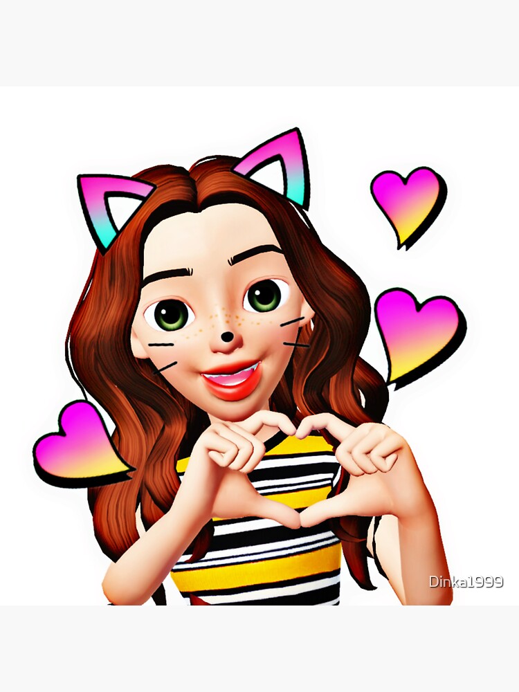 "Cute avatar" Sticker by Dinka1999 | Redbubble