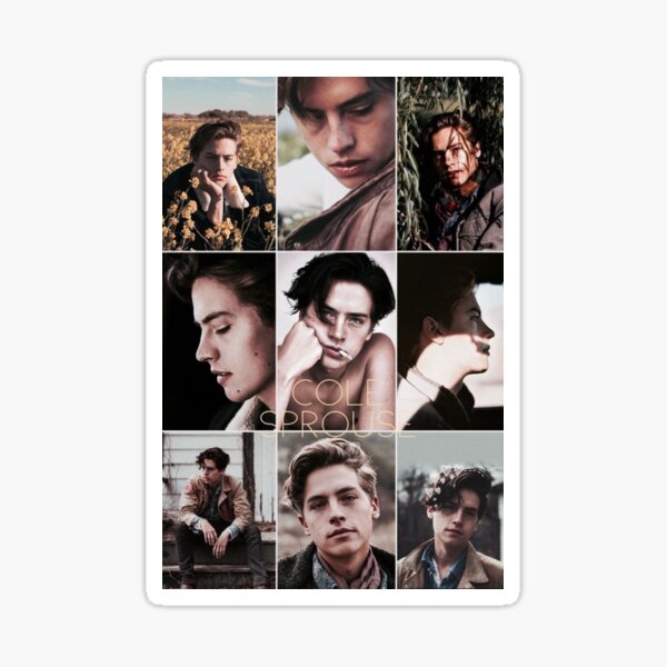 "Cole sprouse " Sticker by EV1992 | Redbubble