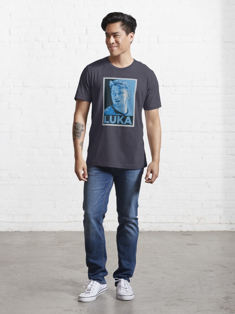 "LUKA (blue)" T-shirt for Sale by chunked | Redbubble | luka doncic dallas mavericks dirk ...