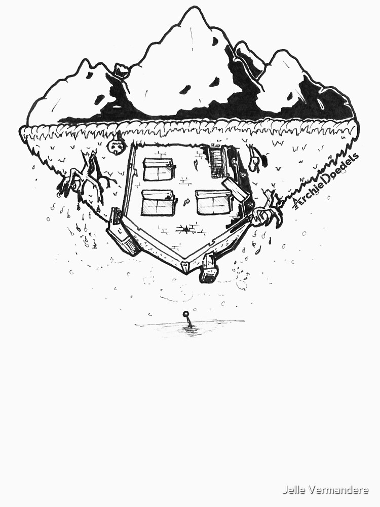 "Upside down Line Drawing" T-shirt by ArchieDoedels | Redbubble ...