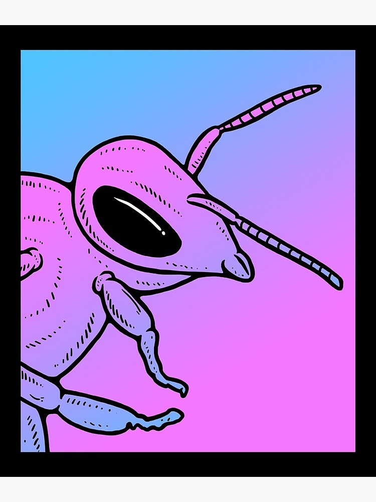 "Vaporwave Bee Aesthetic Pastel Goth Bumble Bee" Poster by ...