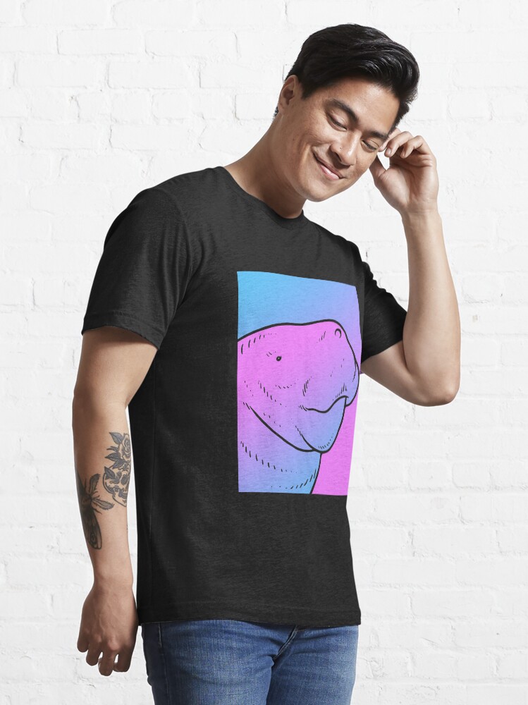 "Vaporwave Dugong Aesthetic Pastel Goth Manatee" T-shirt for Sale by ...