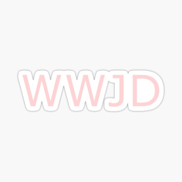 Wwjd Stickers | Redbubble