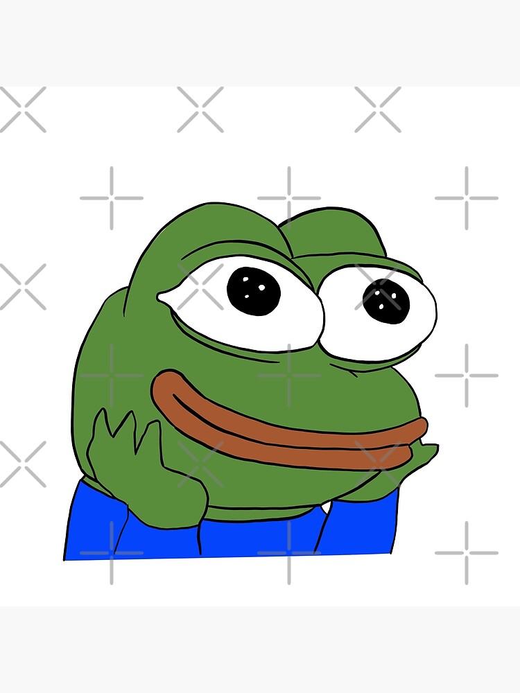 "feelswowman happy wholesome pepe" Poster for Sale by sivelobanova ...