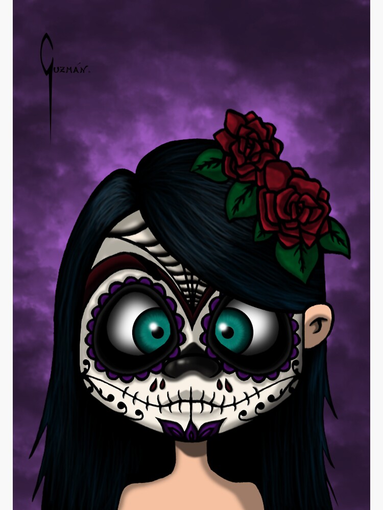 "Pandora fanart Catrina" Sticker by JesusGuzman | Redbubble