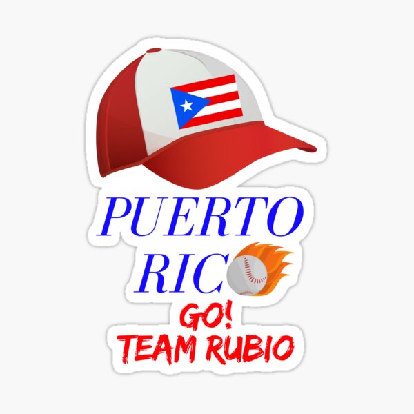 "Puerto Rico Go! Team Rubio Baseball Hat" Sticker for Sale by ...