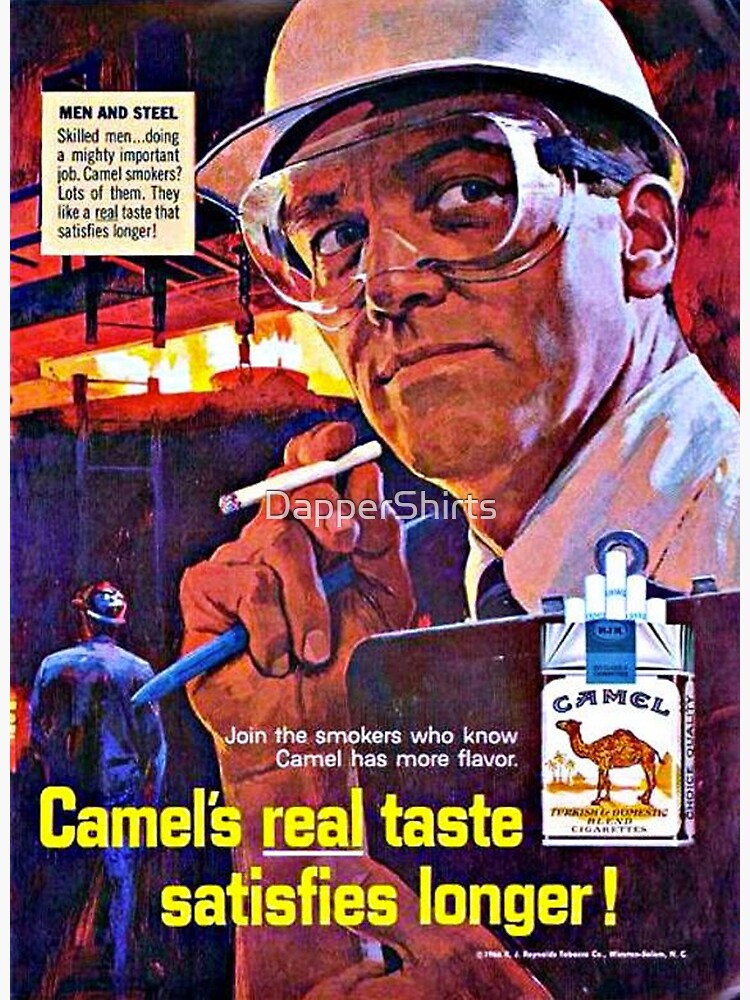 "Vintage Camel Cigarettes" Poster for Sale by DapperShirts | Redbubble